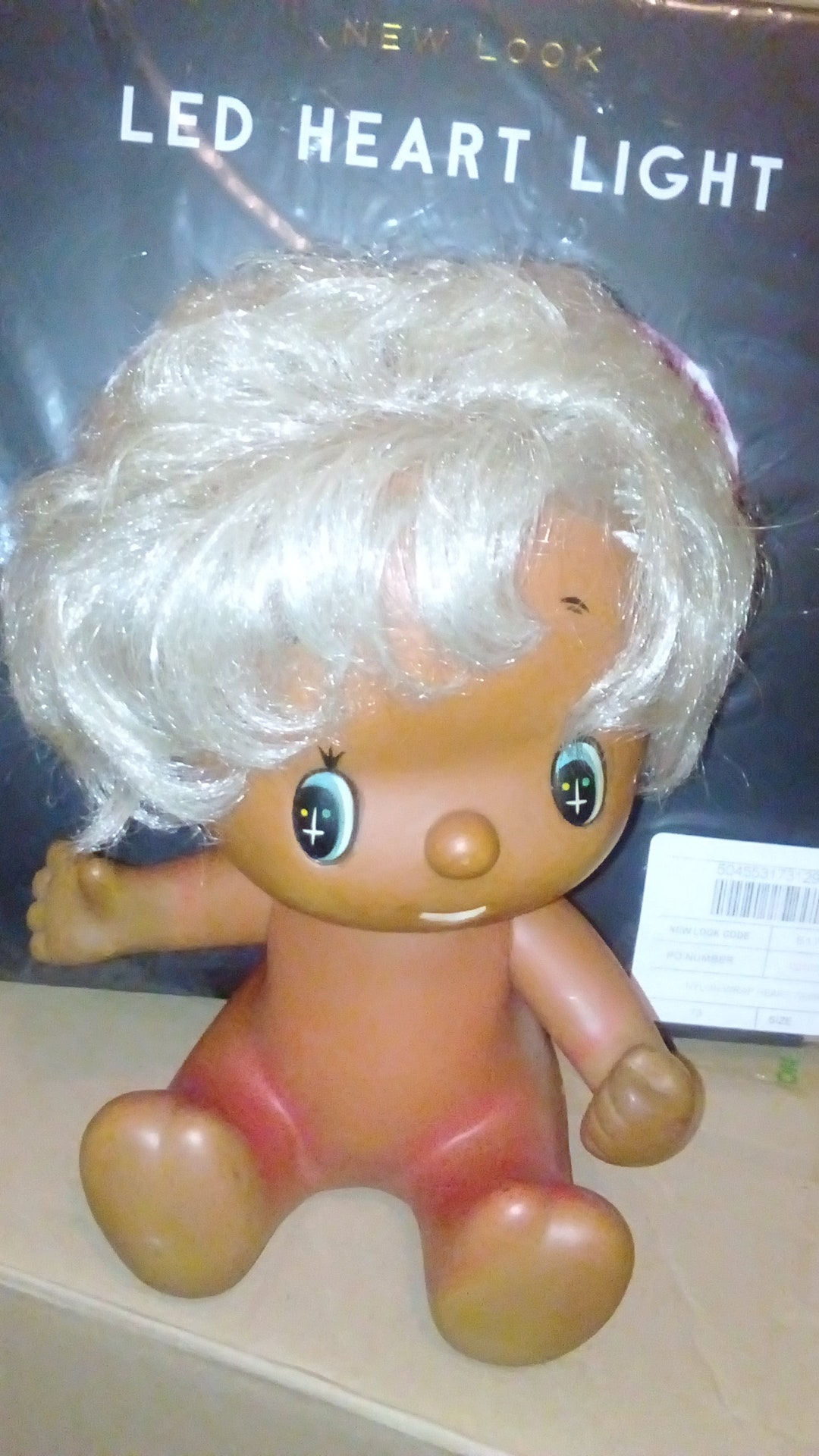 Vintage Rubber Doll BIG Moody Cutie SOFUBI Doll Sassy Emotion Anekona ...