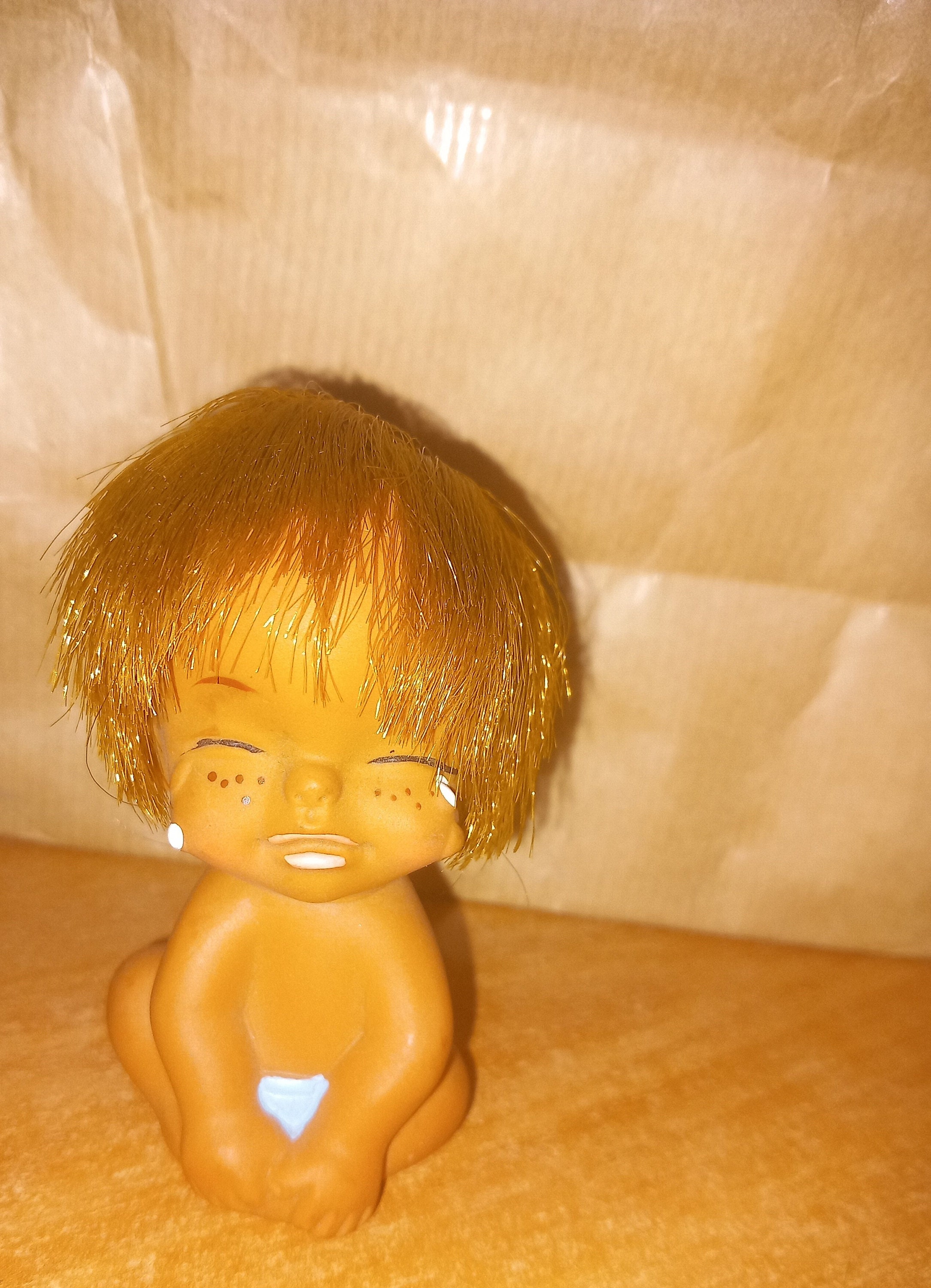 Vintage Rubber Doll Moody Cuties Sun Bunnies SOFUBI Doll Sassy Emotion ...