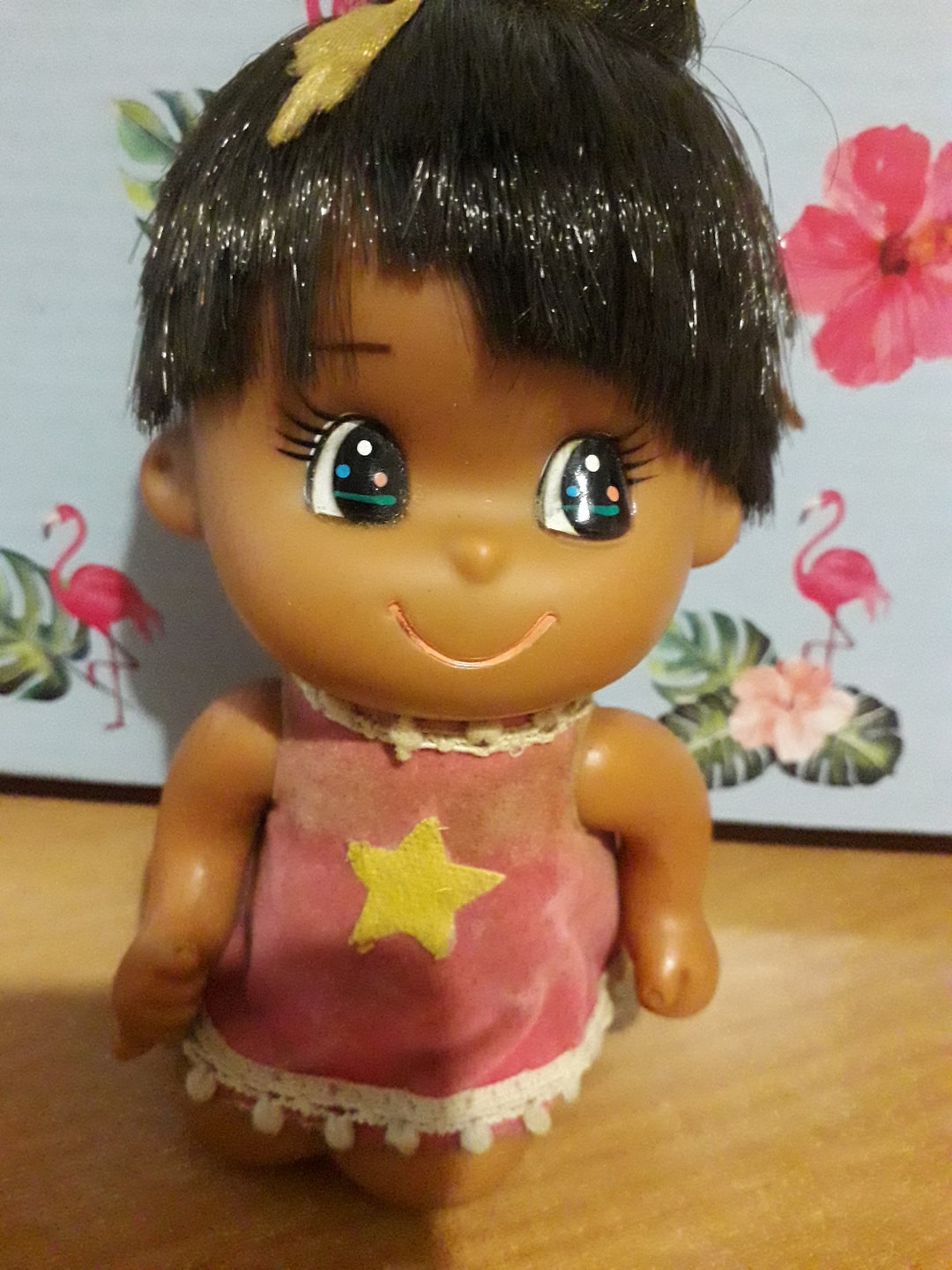 Vintage Rubber Doll Sassy IKB Big Eyes Made in Japan 70's Moody Cuties ...