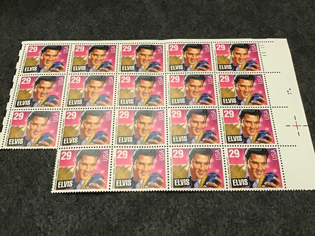 Elvis Presley 29 Cent Postage Stamps 1992 - Etsy