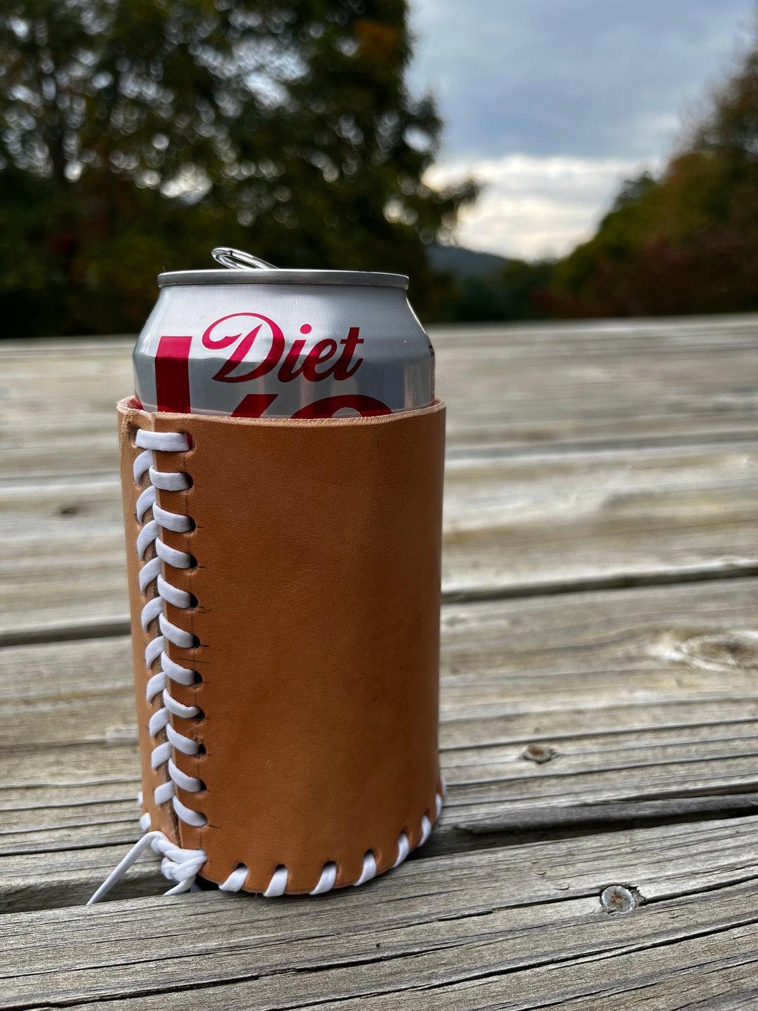 Leather Can Koozie - Etsy