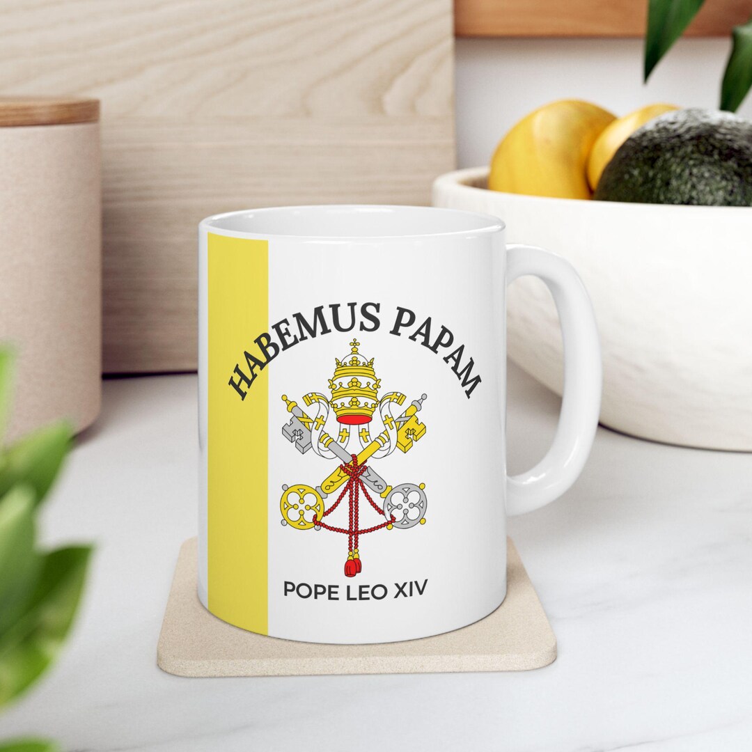 Pope Leo XIV Mug, Habemus Papam Mug, Vatican Coffee Cup, Catholic Gift ...