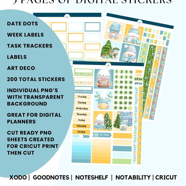 Gnome Planner - Etsy