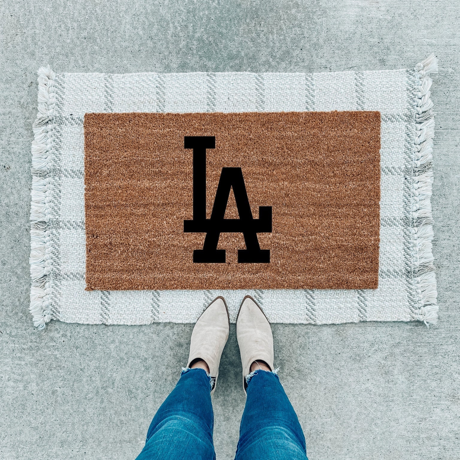 Dodgers Doormat, Housewarming Gift, Birthday Gift, Welcome Mat ...
