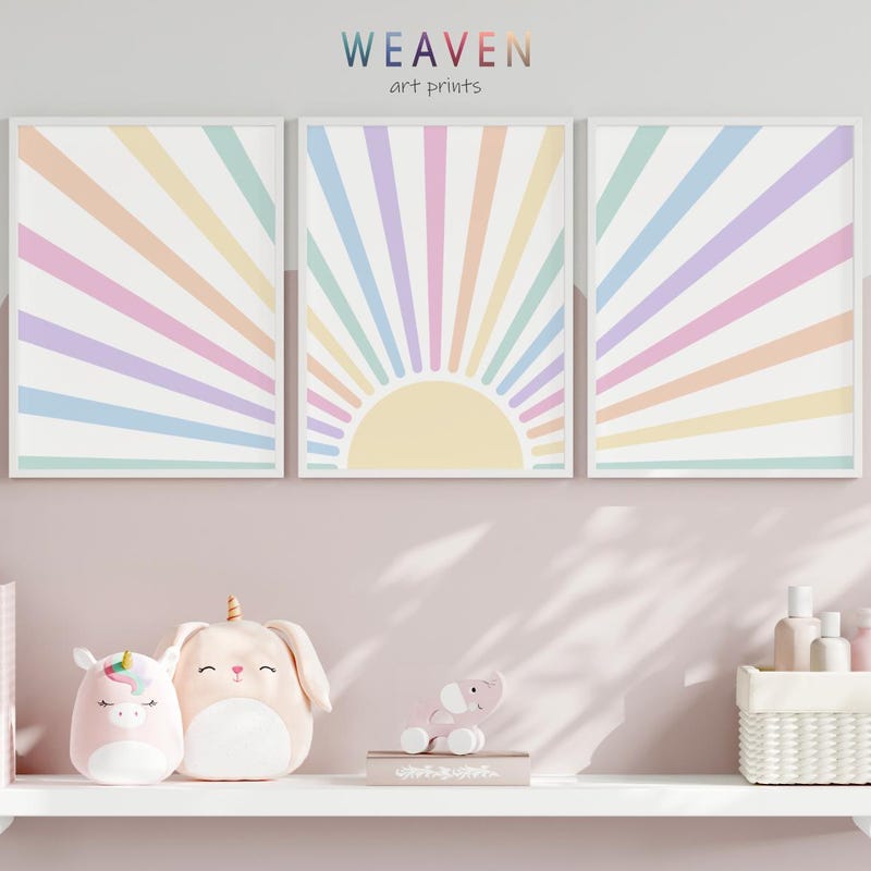 Pastel Rainbow Room Decor - Etsy