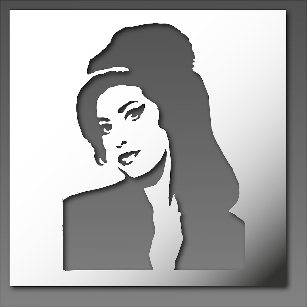 A1 Size Amy Winehouse Pop Art Mylar Reusable Stencils for Wall - Etsy