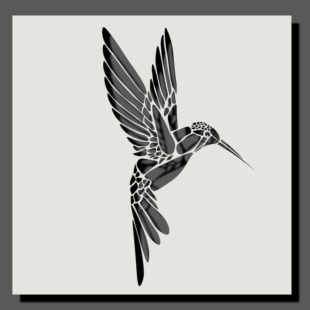 A1 Size Hummingbird Reusable Large Stencils for Wall Art Home - Etsy