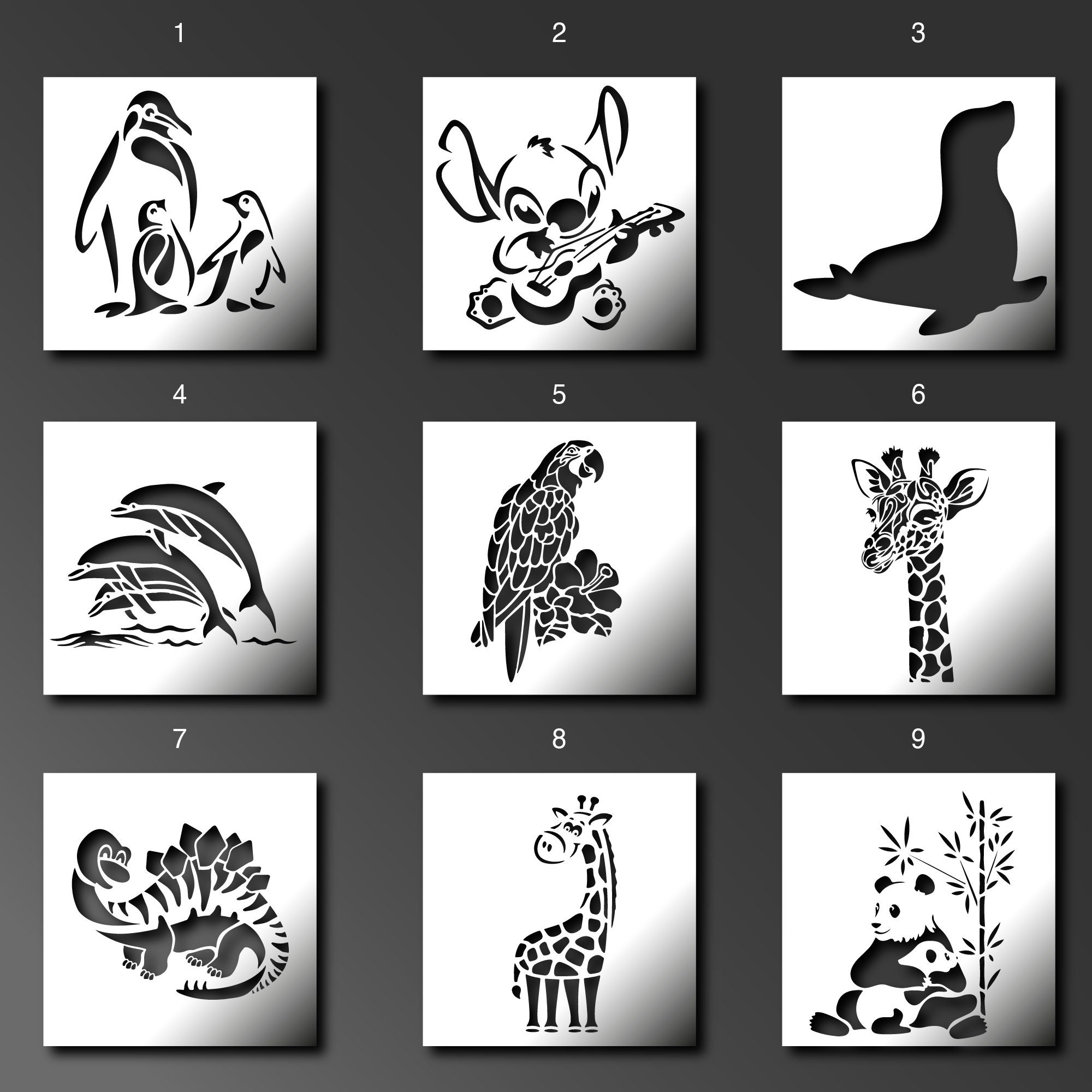 Simple Animal Stencil