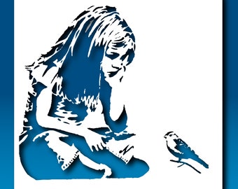 Life is Beautiful Banksy Stencil Reusable DIY Craft Graffiti - Etsy