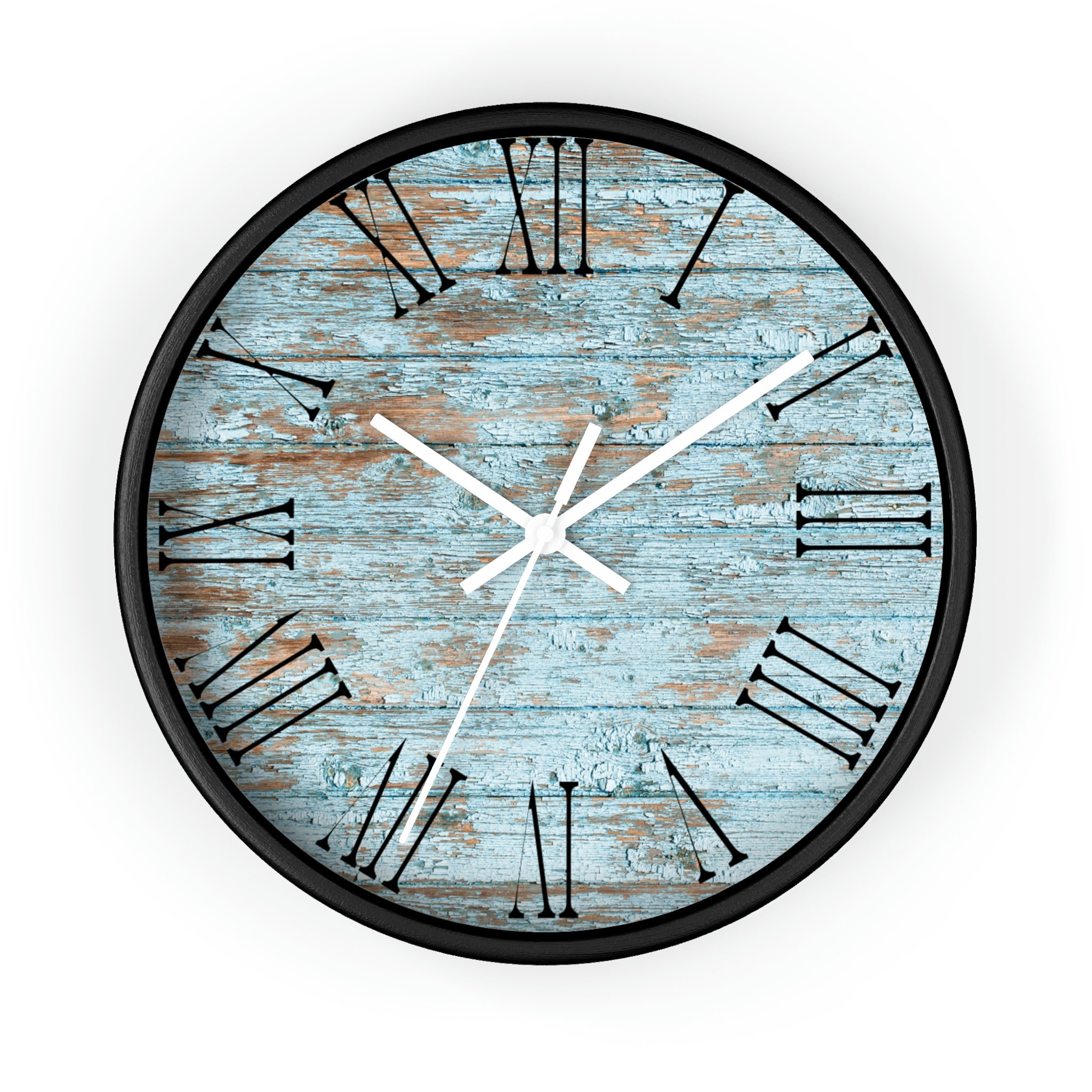 Rustic Wall Clock, Farmhouse Clock, Wooden Clock, Housewarming Gift ...