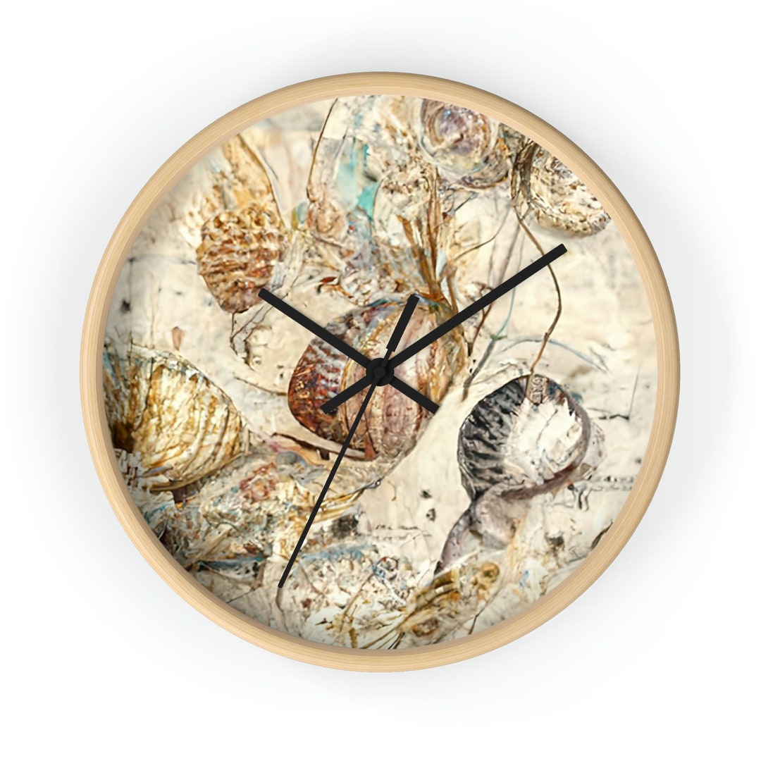 Nautical Clock, Vintage Clock, Beach Clock, Ocean Clock, Nautical Decor ...