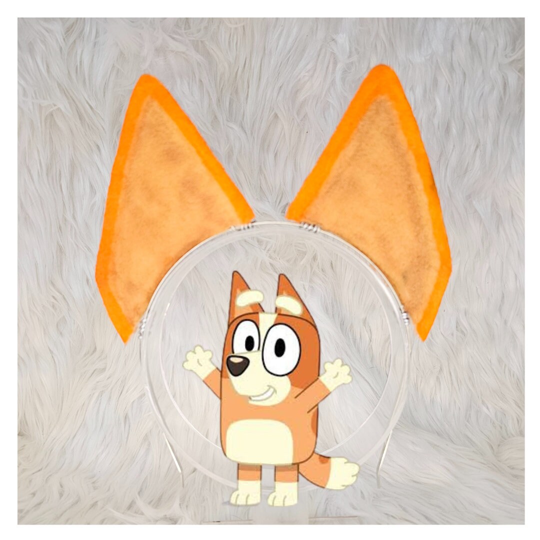 2d Orange Bingo Themed Faux Fur Ears - Etsy