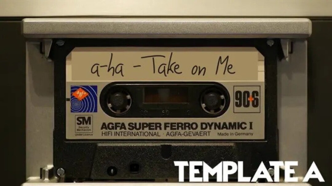 Digital Vintage Cassette Tape Music Video - Etsy