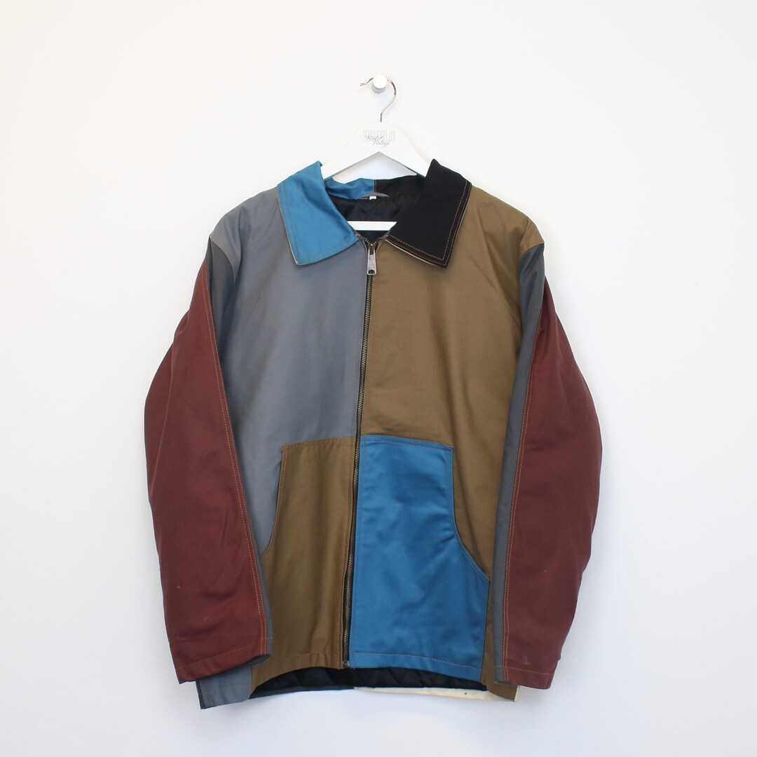 Vintage Rework Jacket in Multi Colours. Best Fits XL - Etsy