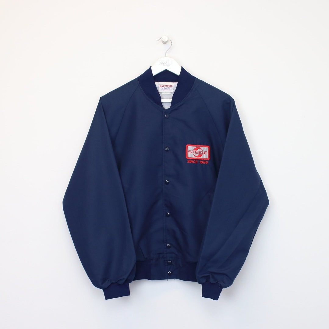 Vintage Hartwell Sports Steele Jacket in Navy Blue. Best Fit M - Etsy