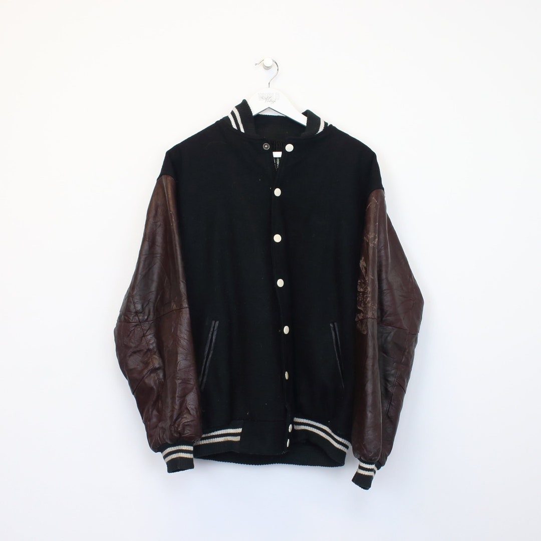 Vintage Thunder Vantage Varsity Jacket in Black. Best Fits L - Etsy