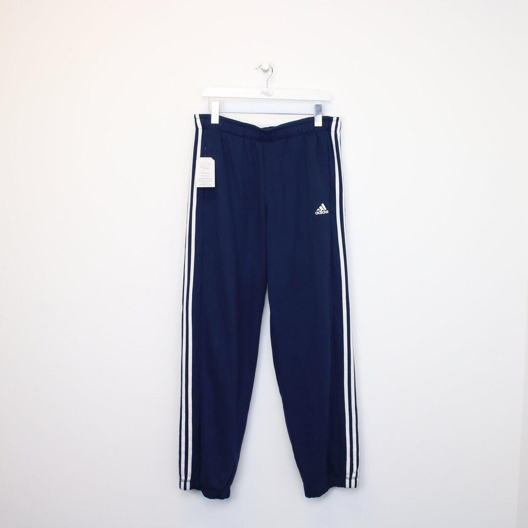 Vintage Adidas Joggers in Blue. Best Fit L - Etsy