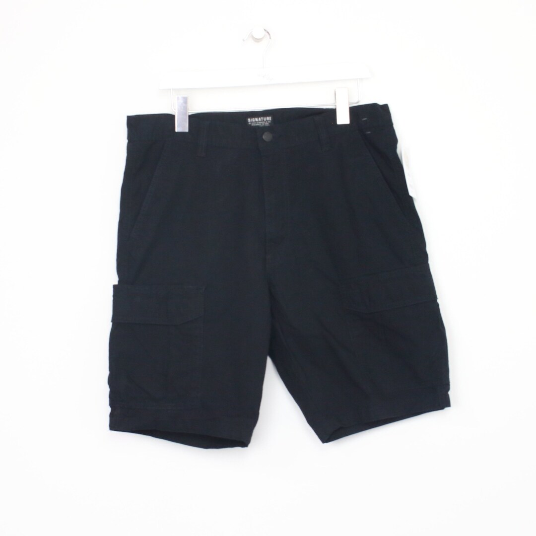 Vintage Signature Cargo Shorts in Black. Best Fits W34 - Etsy