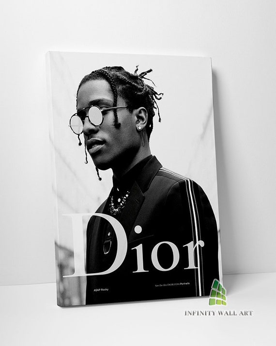 ASAP Rocky Canvas Art Print Wall Art Fashion Decor Print - Etsy UK