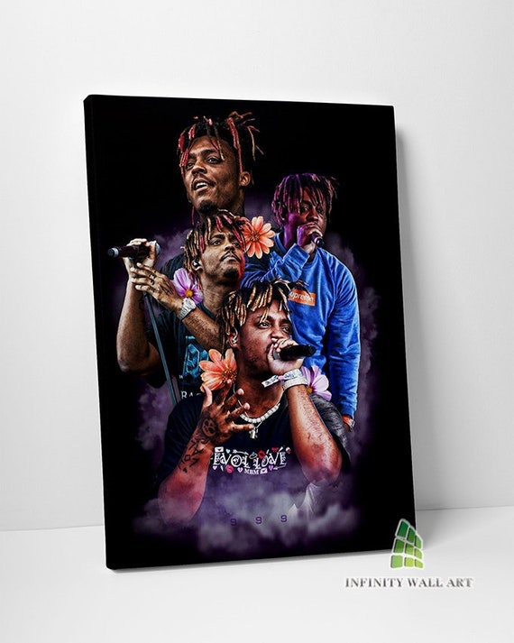 Juice Wrld 999 Canvas Art Print Wall Art Decor Print Picture Etsy