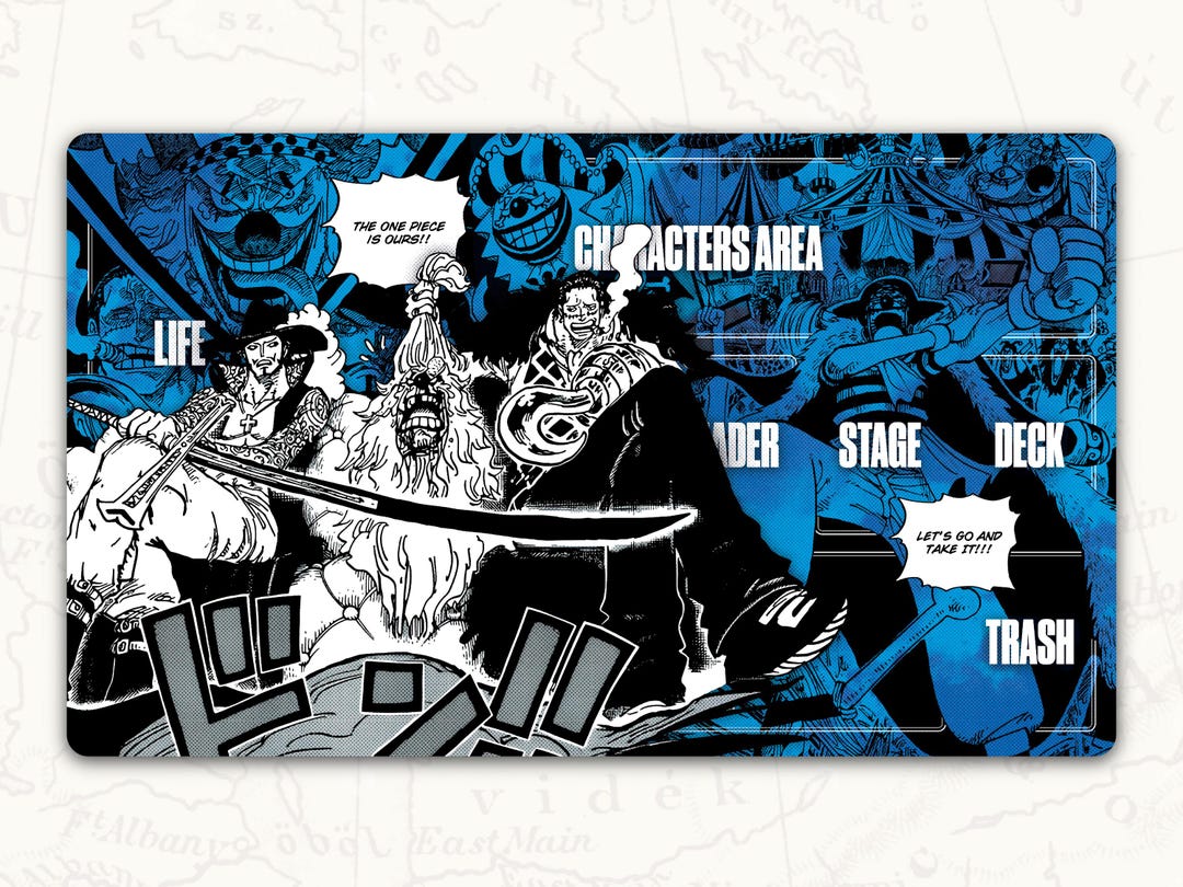 ONE PIECE TCG Playmat: Buggy Leader Playmat - Etsy