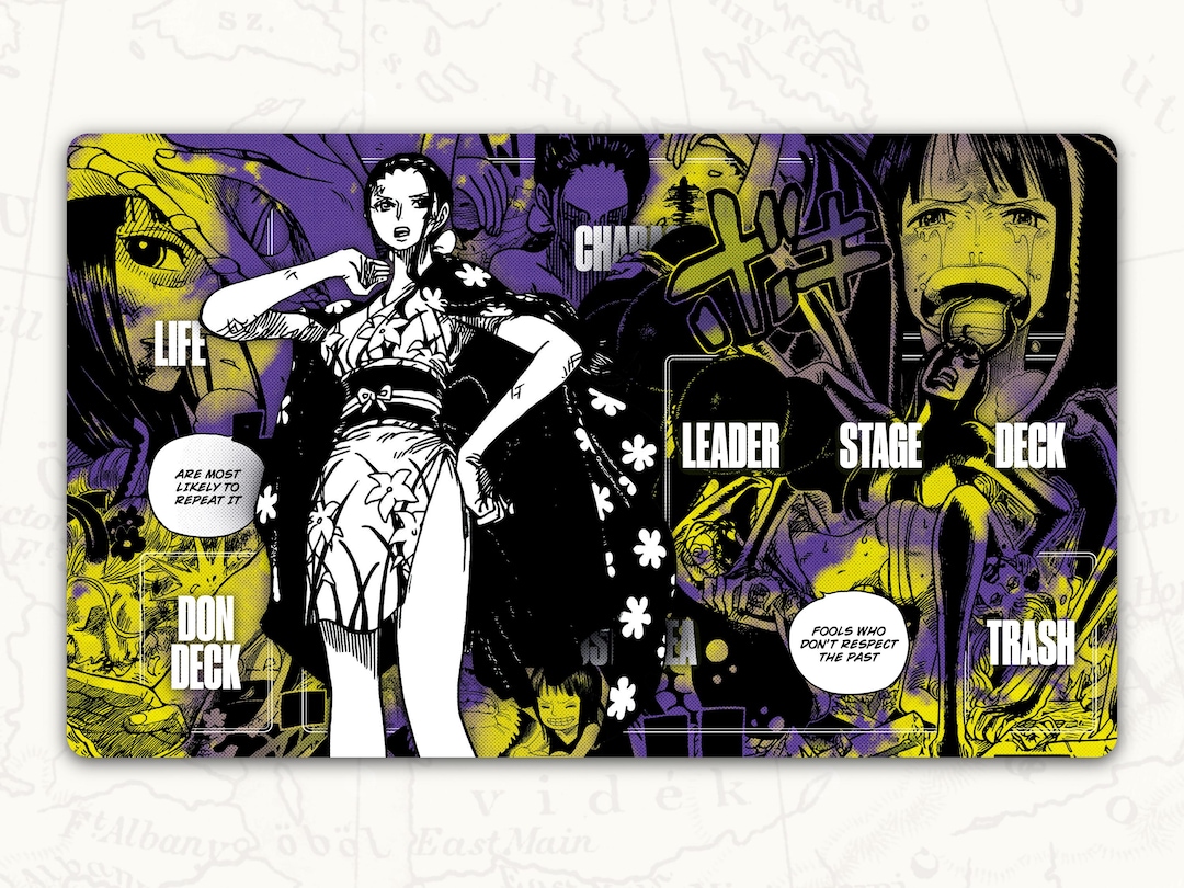 ONE PIECE TCG Playmat: Nico Robin Leader Playmat - Etsy