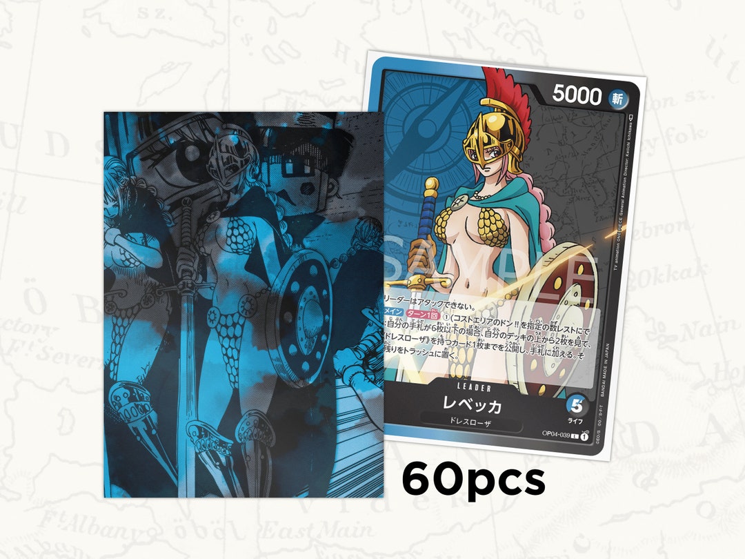 ONE PIECE TCG Sleeves: Rebecca Leader Sleeves X60pcs - Etsy