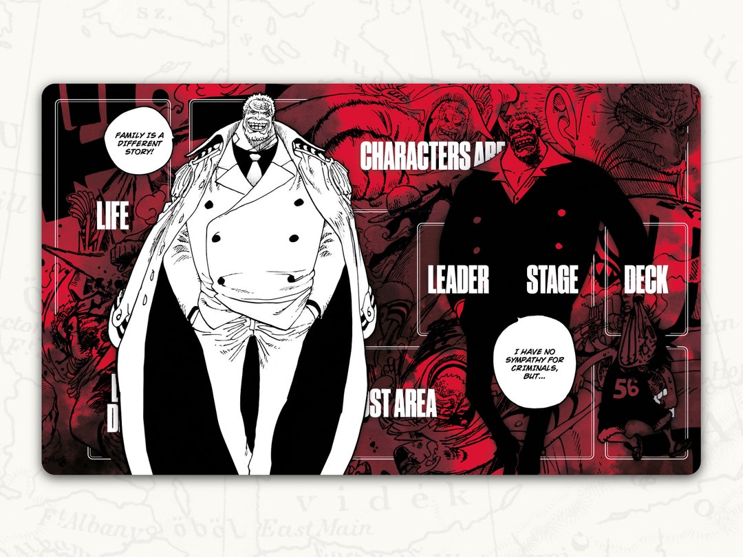 ONE PIECE TCG Playmat: Garp Leader Playmat - Etsy