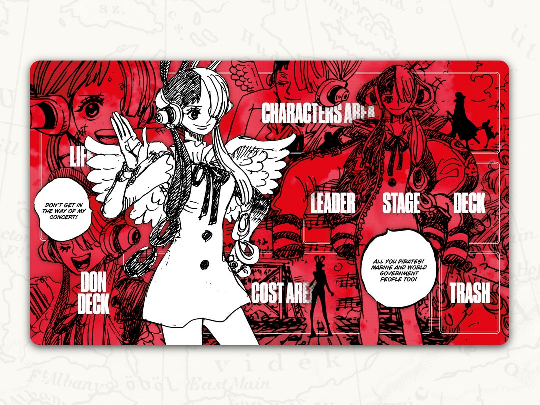 ONE PIECE TCG Playmat: Uta Leader Playmat - Etsy