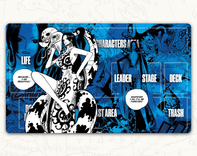 ONE PIECE TCG Playmat: Boa Hancock Leader Playmat - Etsy