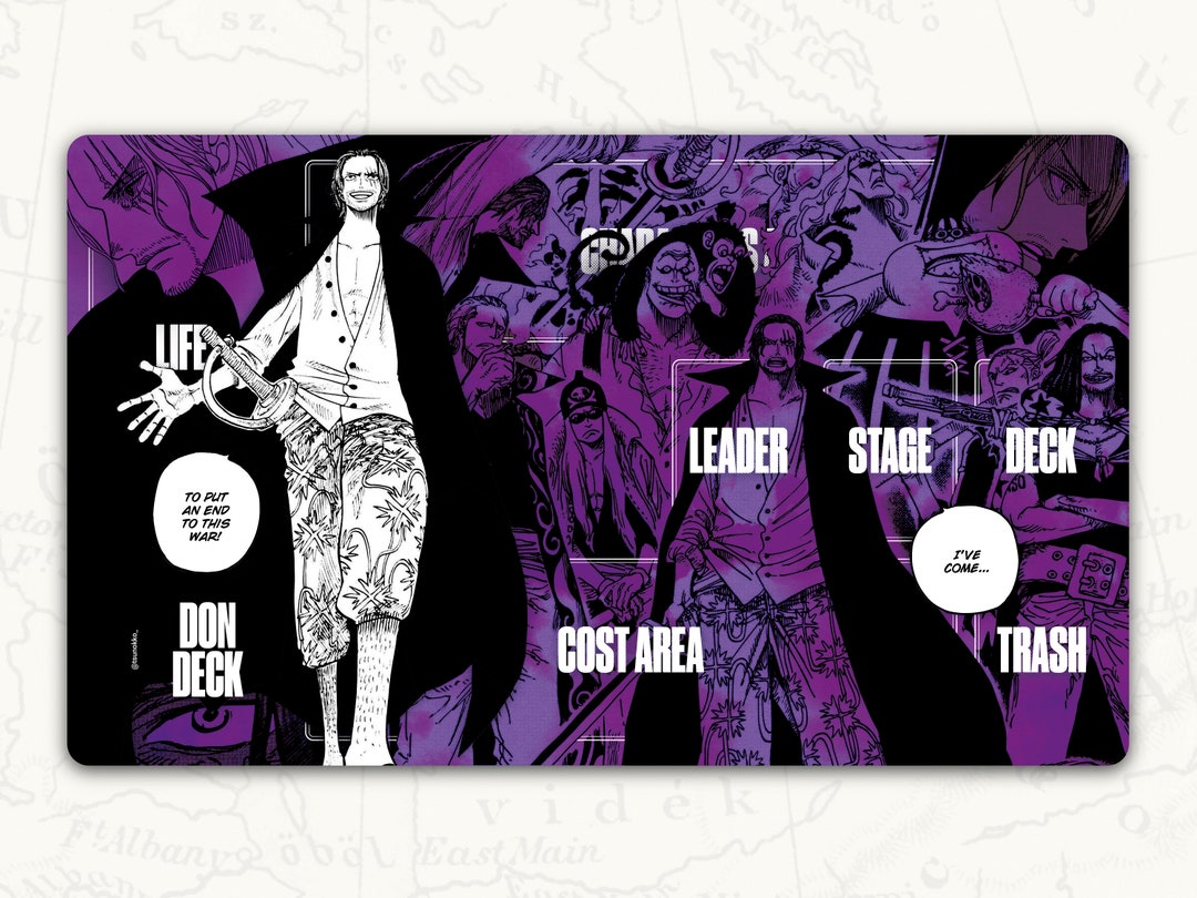 ONE PIECE TCG Playmat: Shanks Leader Playmat - Etsy