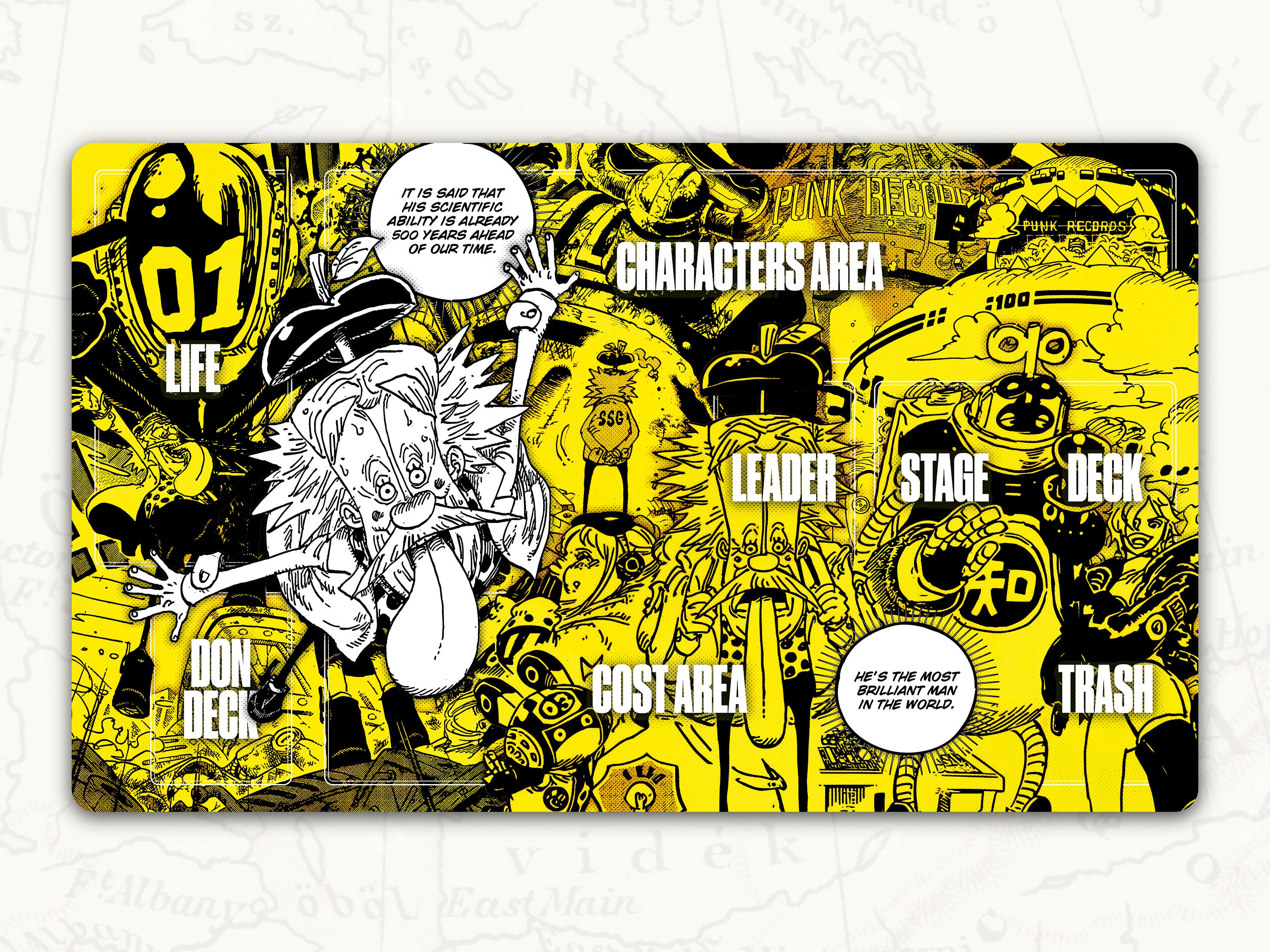 ONE PIECE TCG Playmat: Vegapunk Leader Playmat - Etsy
