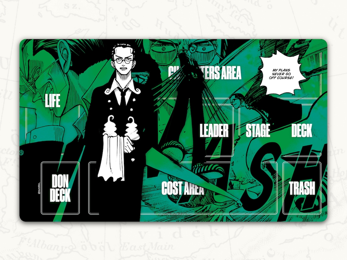 ONE PIECE TCG Playmat: Kuro Leader Playmat - Etsy