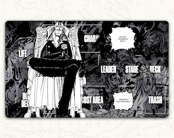 ONE PIECE TCG Playmat: Rob Lucci Leader Playmat - Etsy