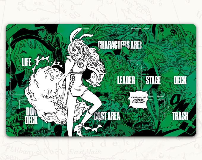 ONE PIECE TCG Playmat: Carrot Leader Playmat - Etsy