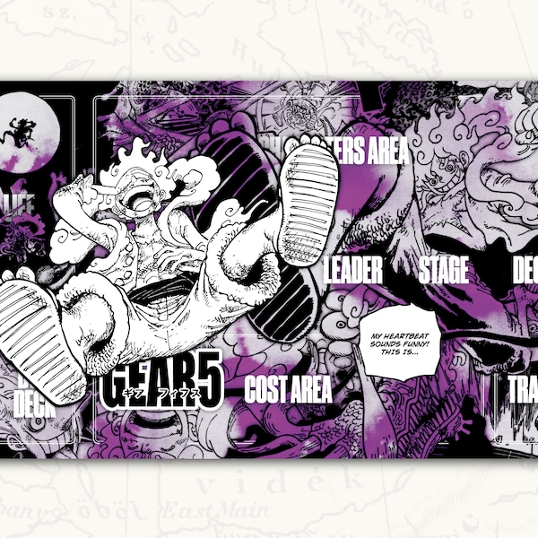Gear 5 Luffy Playmat - Etsy