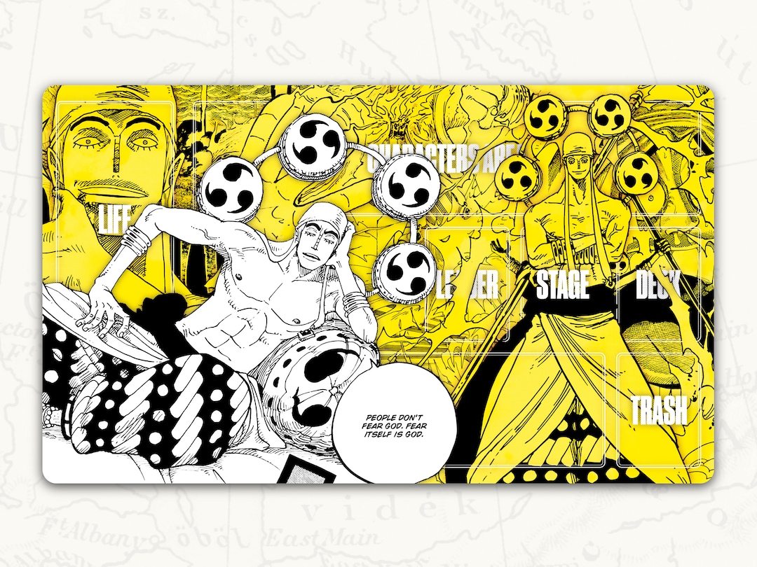 ONE PIECE TCG Playmat: Enel Leader Playmat - Etsy