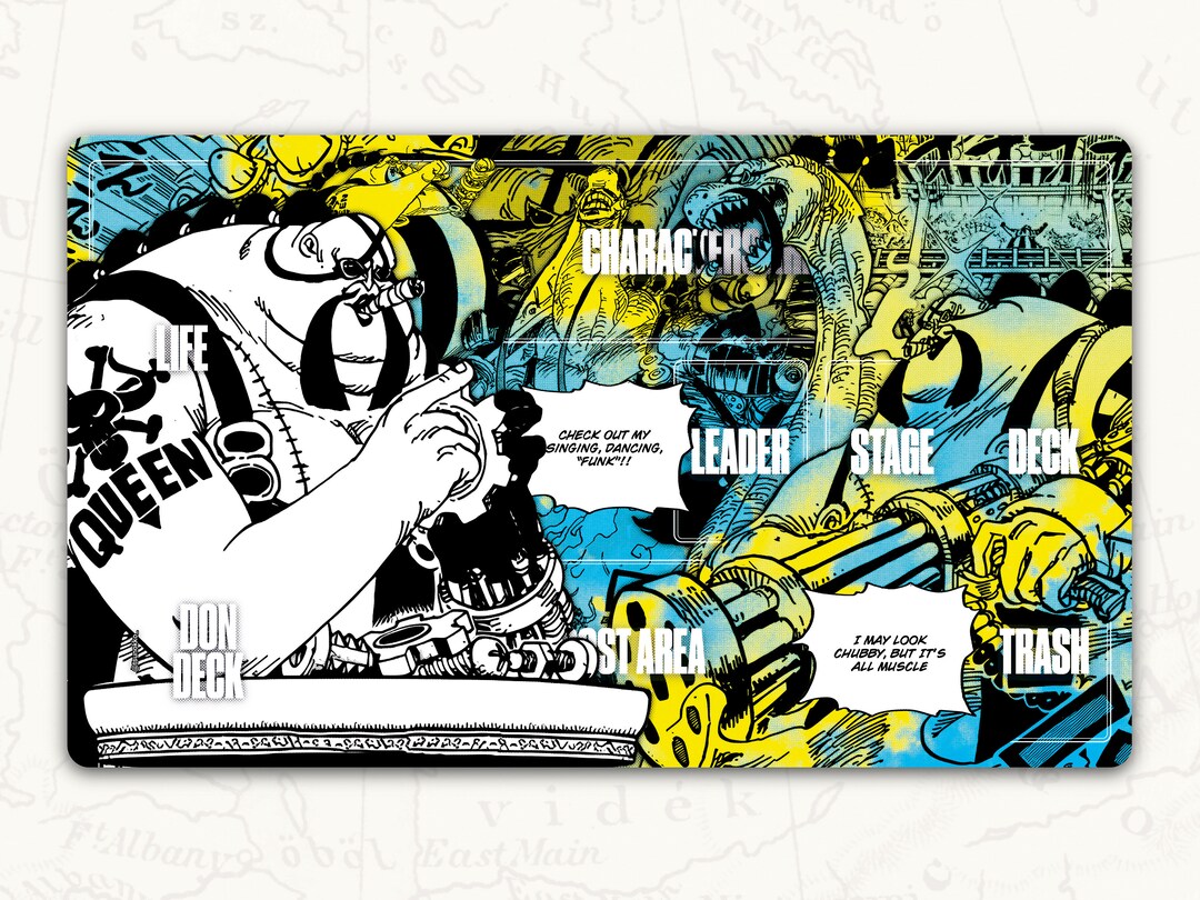 ONE PIECE TCG Playmat: Queen Leader Playmat - Etsy
