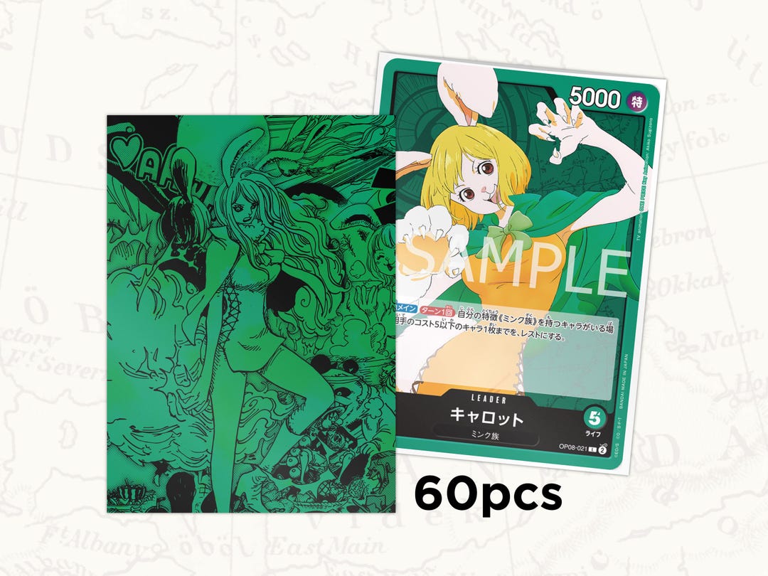 ONE PIECE TCG Sleeves: Carrot Leader Sleeves X60pcs - Etsy