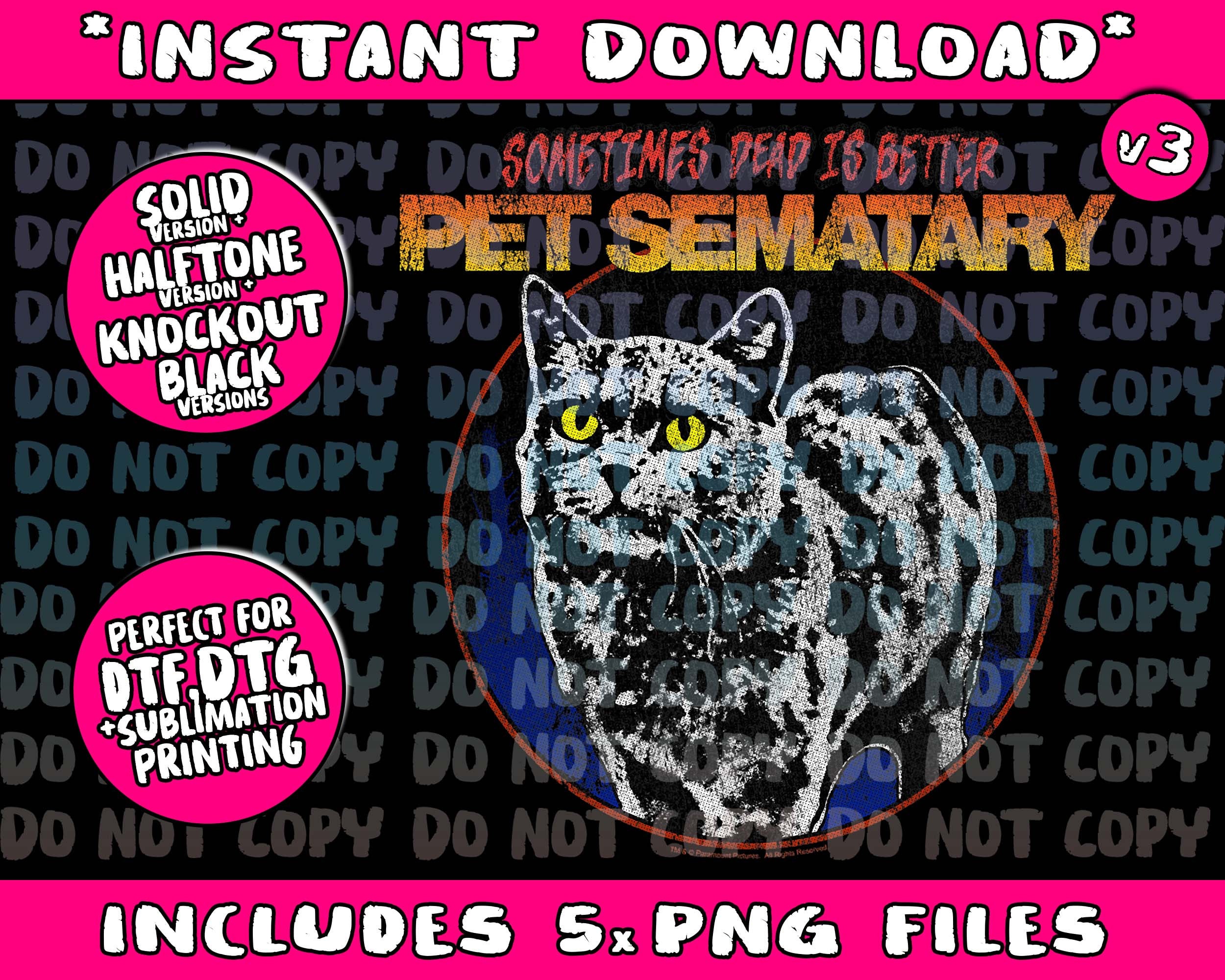 Pet Sematary Sometimes Dead is Better Church Sketch Png - Etsy