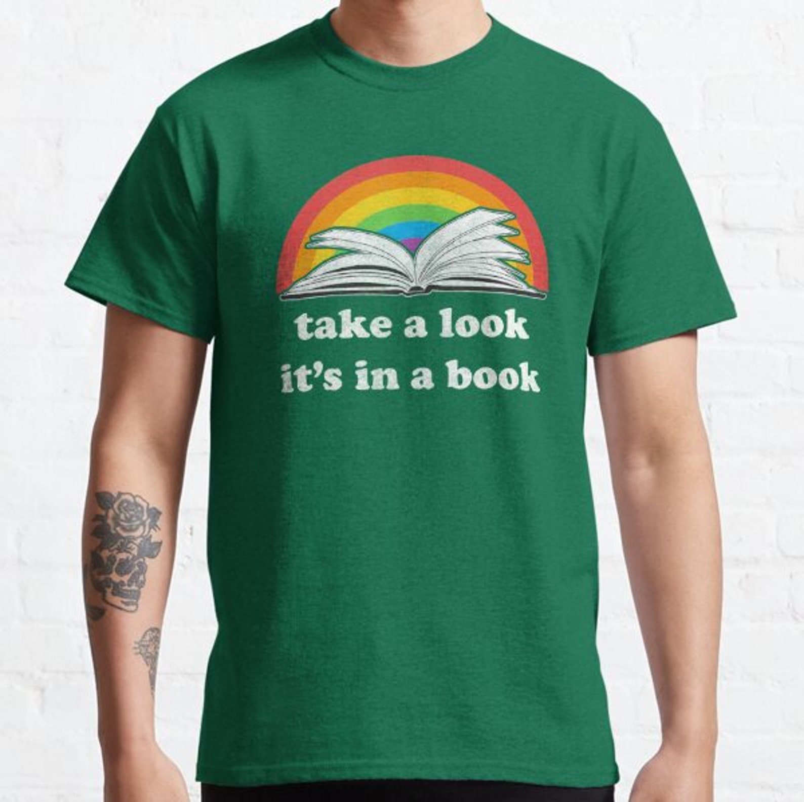 Take a Look Its in a Book Retro Inspired Reading Rainbow - Etsy