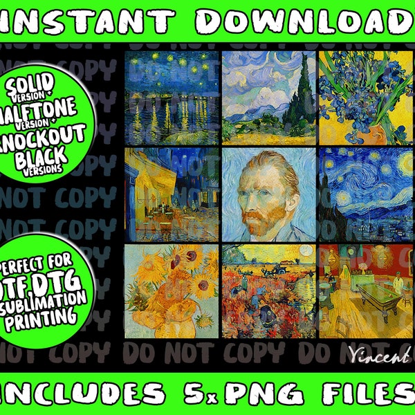 Van Gogh Flowers - Etsy