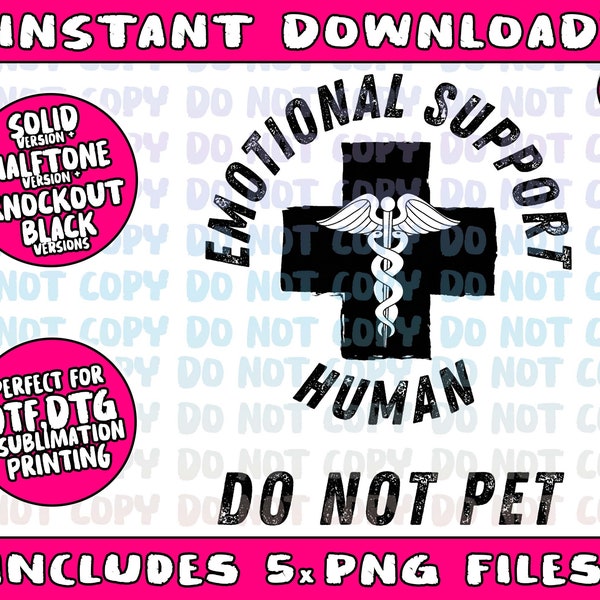 Emotional Support Human Png - Etsy