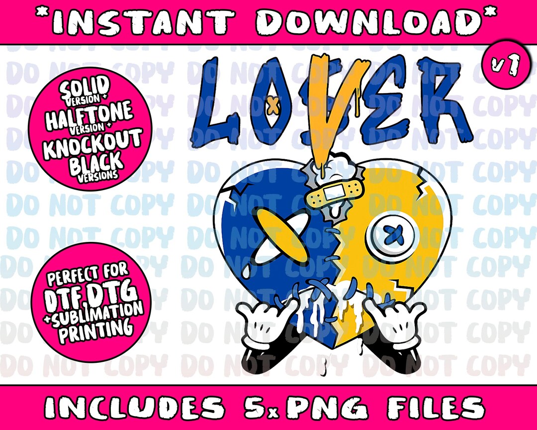 Loser Lover Drip Heart Laney 1s Matching Png Bundle, Trending Png, Popular Printable - Etsy