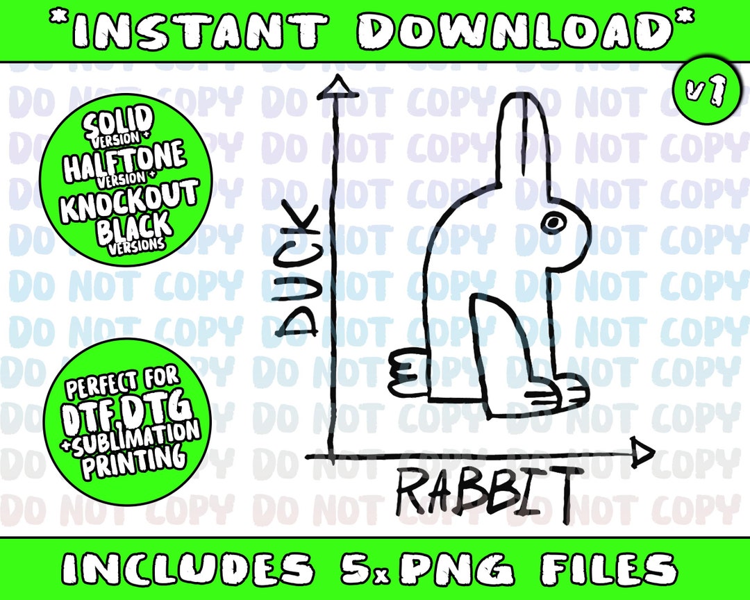 Funny Science Nerd Duck Rabbit Physics Math Geek Gift Short Sleeve Png ...