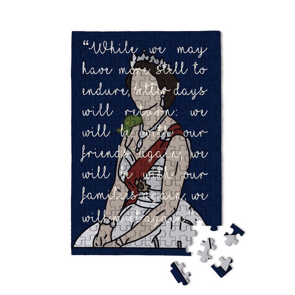 Queen Elizabeth Puzzle - Etsy
