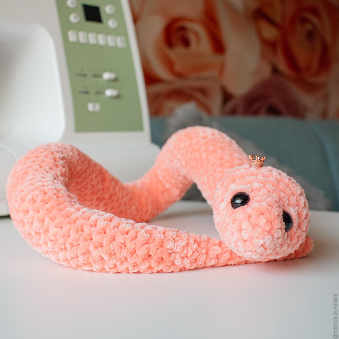 Soft Plush Snake Handmade Flexible Toy, 31.5',toys for Babies and Kids ...