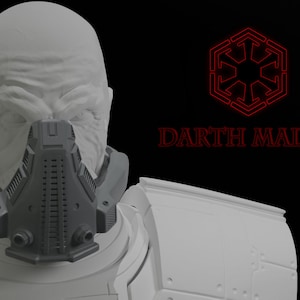 Darth Malgus Mask/rebreather | 3D Model | 3D Print Files | Star Wars ...