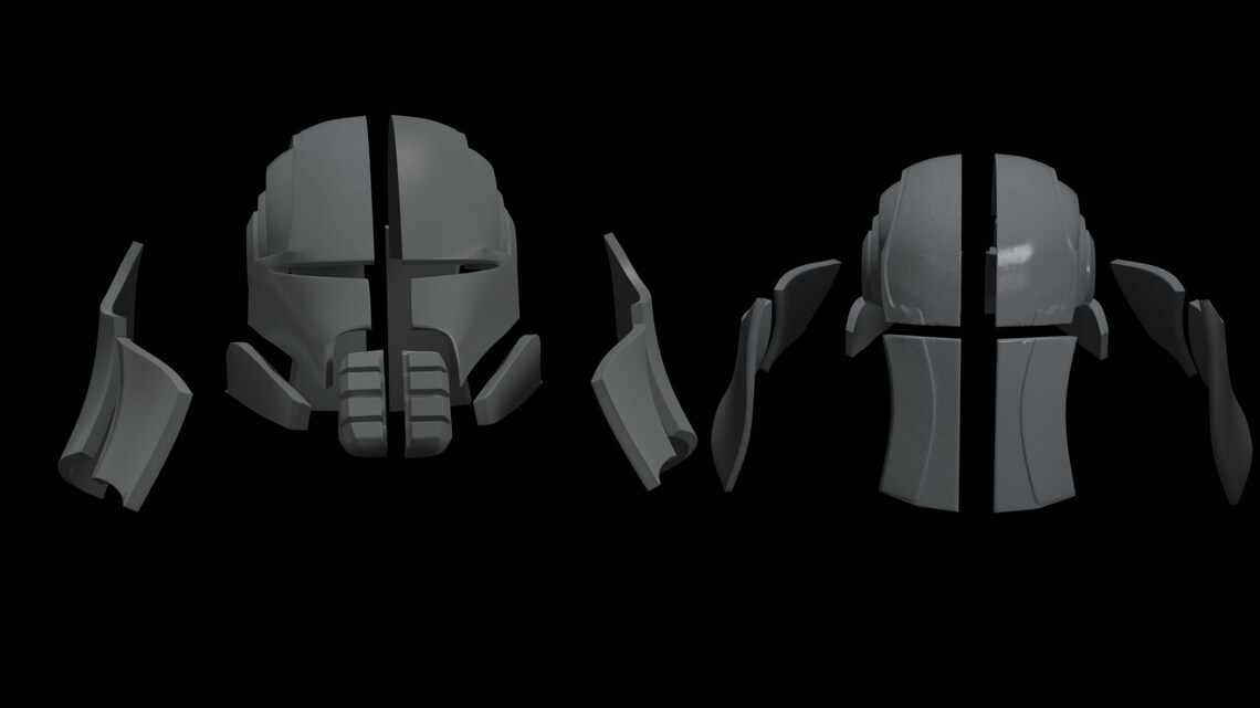Starkiller Helmet 3D Model 3D Print Files Star Wars - Etsy