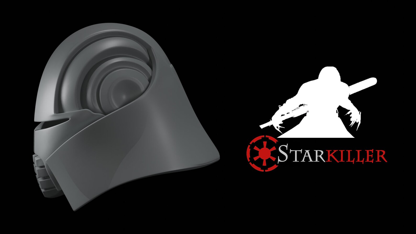 Starkiller Helmet 3D Model 3D Print Files Star Wars - Etsy